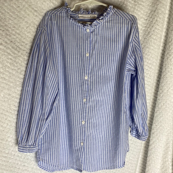 Zara | Shirts & Tops | Zara Kids Girls Button Down Shirt | Poshmark